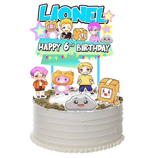 Jual LankyBox Topper Cake Birthday / Hiasan Kue Ulang Tahun | Shopee ...