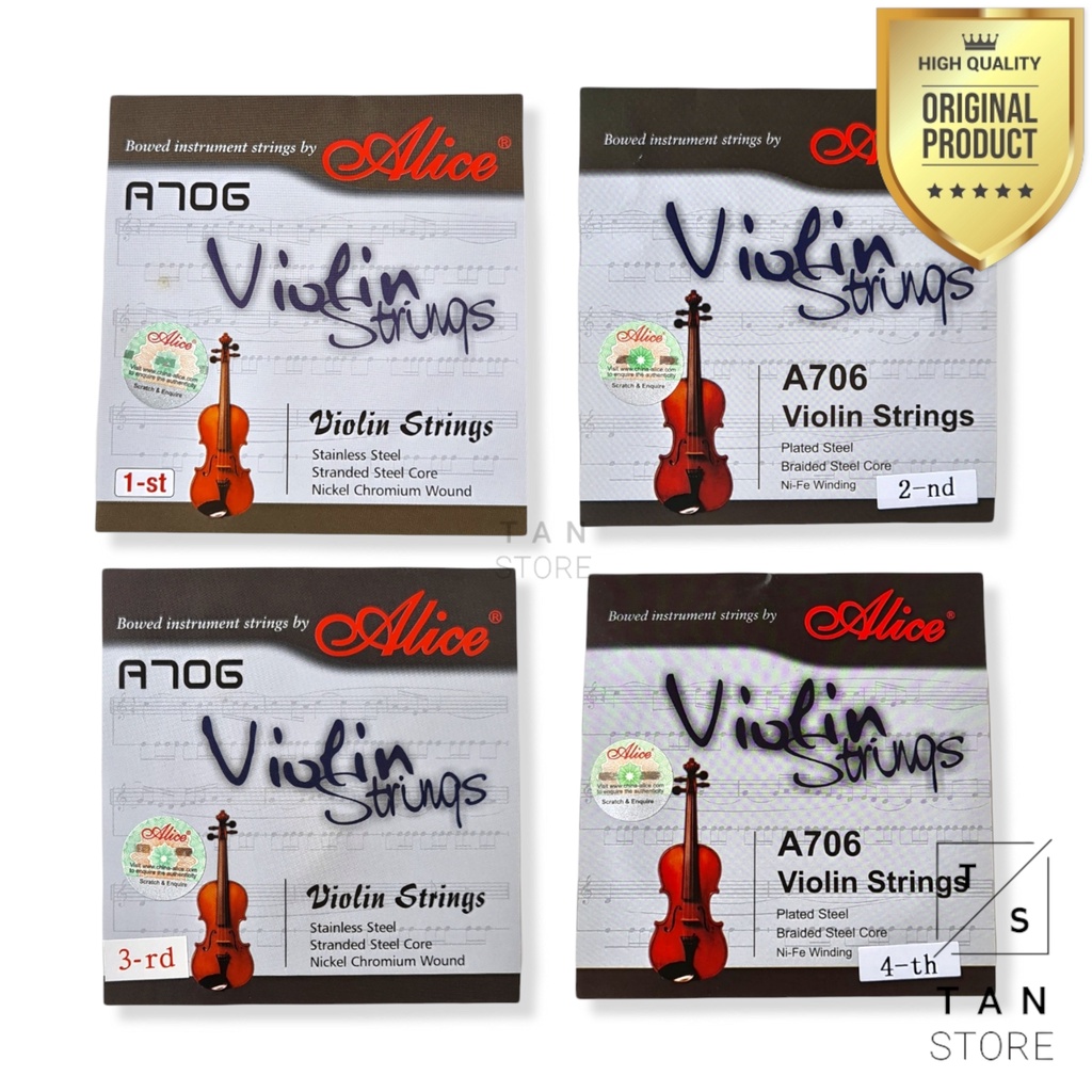 Jual Senar Biola Violin Alice Fullset Original | Shopee Indonesia