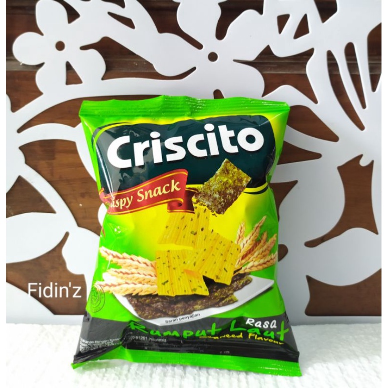 Jual Criscito Snack Crispy Rasa Rumput Laut Ecer | Shopee Indonesia