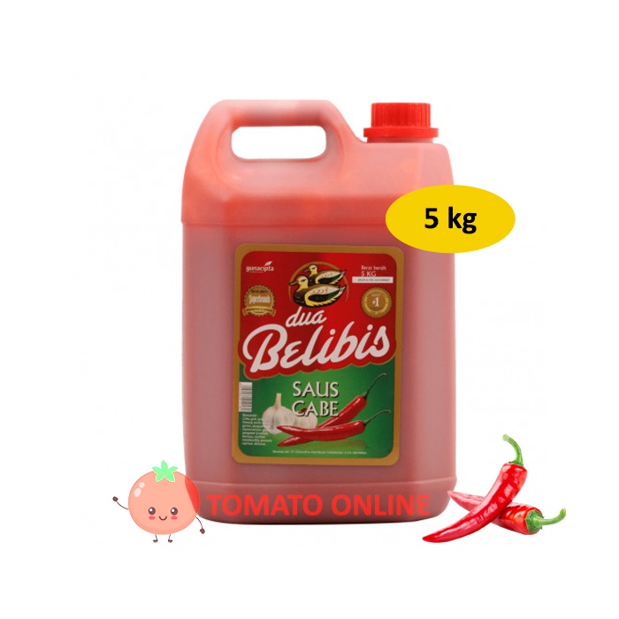 Jual Dua Belibis / Sambal Saus Cabe / Jerigen Dirigen Galon 5 kg 5kg ...