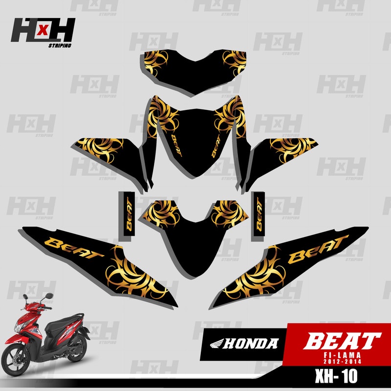 Jual Decal Stiker Full body Beat fi Old / Lama Tahun 2012 2013 2014 ...