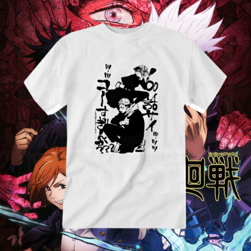 Jual Kaos distro ANIME JUJUTSU KAISEN GOJO SATORU ITADORI YUUJI RYOMEN ...