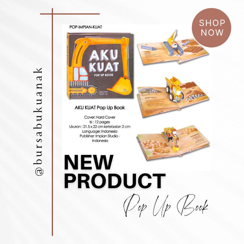 Jual Aku Kuat Pop-up Book (IMPIAN STUDIO) | Shopee Indonesia