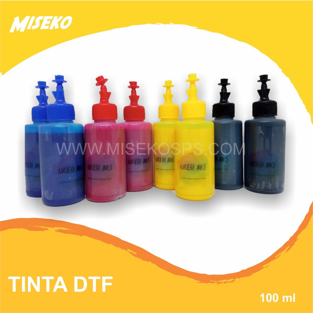 Jual TINTA DTF DIGITAL TRANSFER FILM WARNA HITAM BIRU MERAH DAN KUNING ...