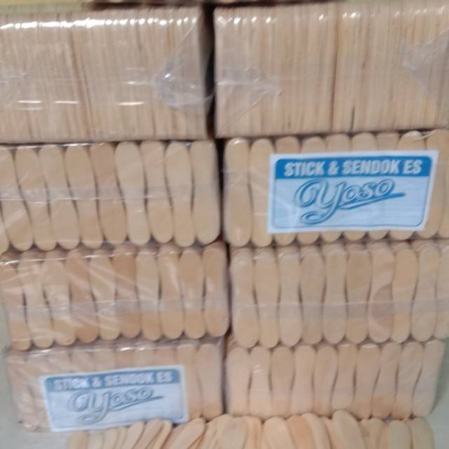 Jual SENDOK ESKRIM/SENDOK KAYU HALUS/STIK | Shopee Indonesia