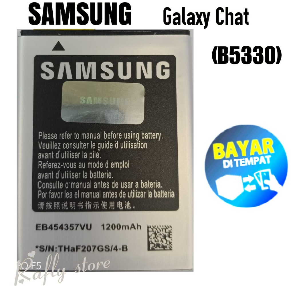 Jual Rafly; Batrai Samsung Galaxy Chat (B5330) Baterai Handphone Batre ...