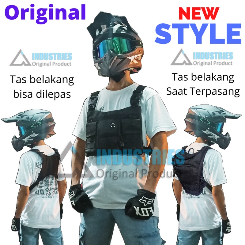 Jual Tas Rompi Dada Adventure Trail Cross Untuk Trabas Model Rompi ...