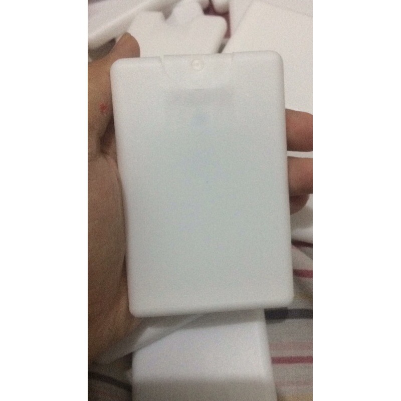 Jual botol parfum pocket/ botol parfum lucu/ botol kotak/card bottle ...
