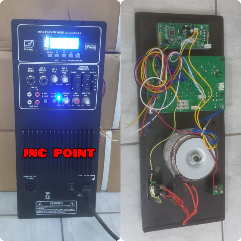 Jual mesin kit power kit aktif 500 Watt 16x38 USB BLUETOOTH TWS import ...