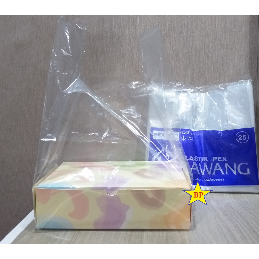 Jual Kresek Plastik Bening 25 cm/ Kresek PEX 25 Bawang/ Kresek Bening ...