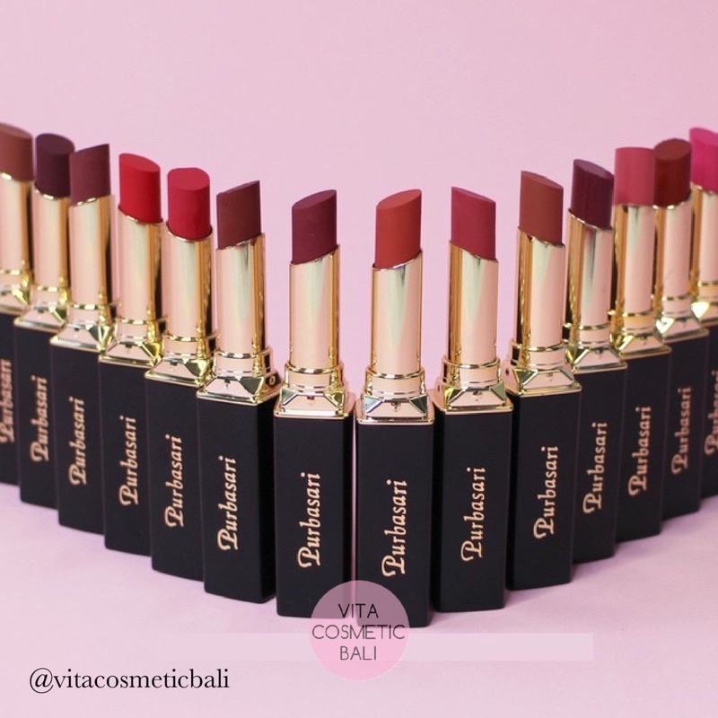 Jual PURBASARI Lipstick Lipstik Color Matte Original 2.6g | Shopee ...