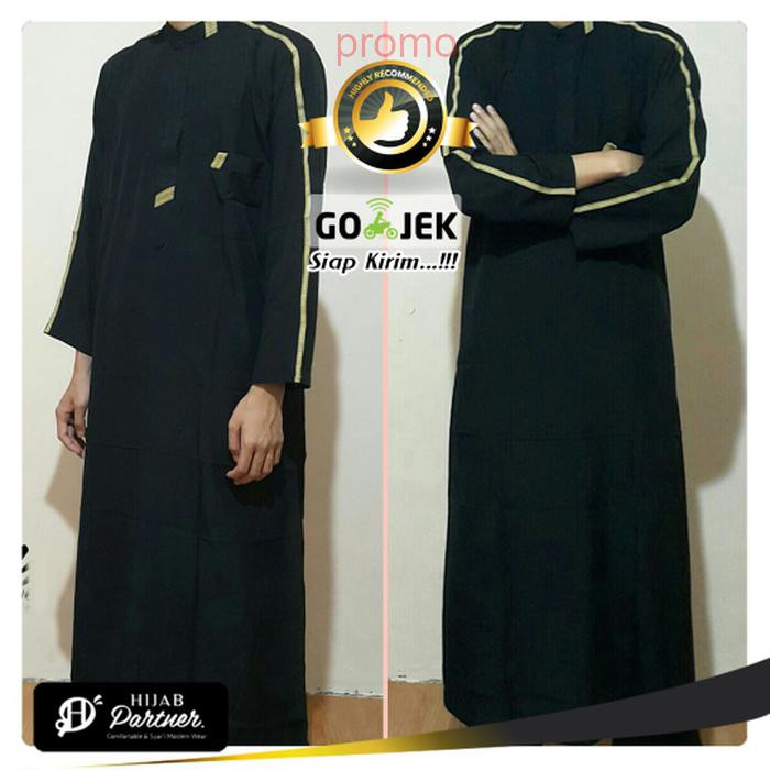 Jual Jubah Ikhwan / Gamis /Koko Pria Nyaman dan Adem - Hijau Pemda- M ...