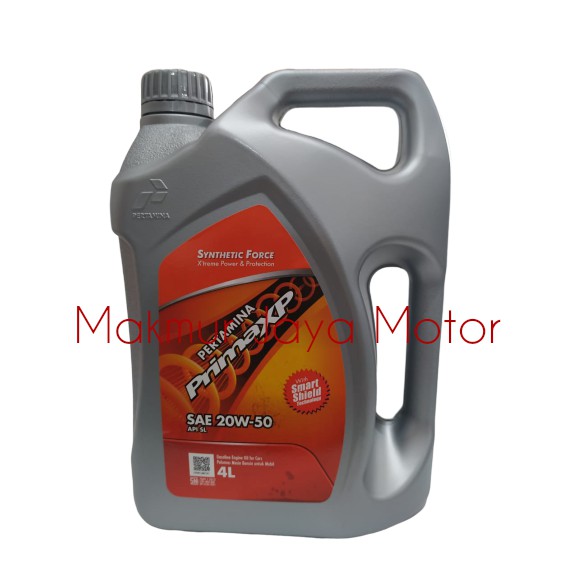 Jual Prima XP Sae 20/50 Galon 4 Liter Pertamina (Dijamin Asli) | Shopee ...