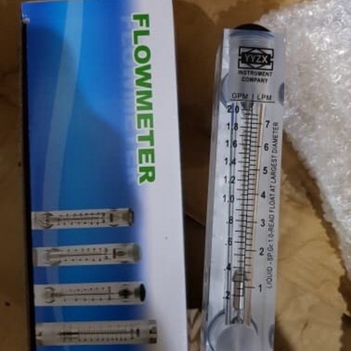 Jual Flowmeter 2 Gpm / 7 Lpm Rotameter Rotameter Air Dan Angin | Shopee ...