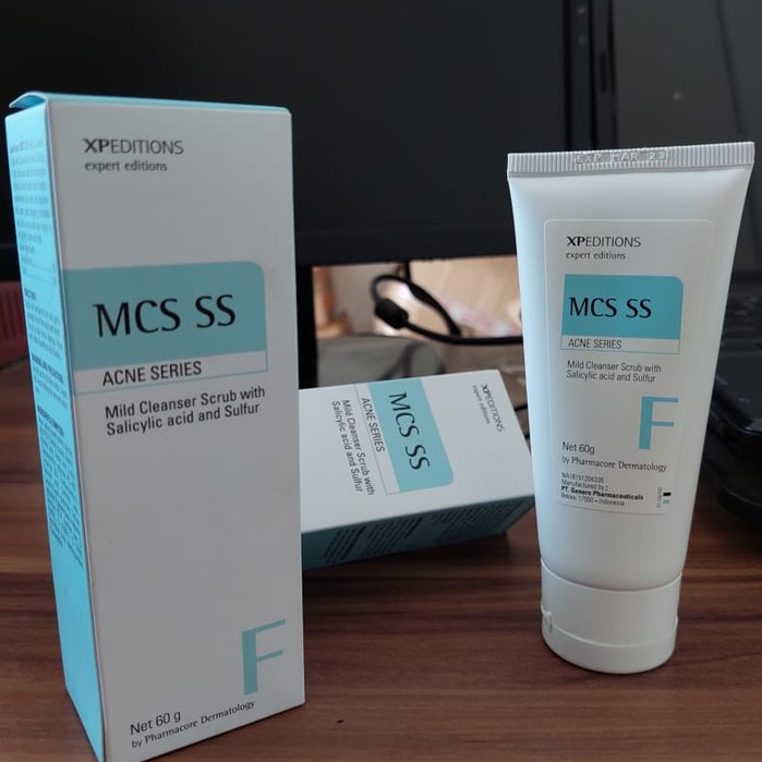Jual Derma XP MCS SS 60g Acne Series Mild Cleanser scrub with Salicylic ...