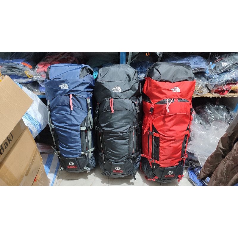 Jual Diskon tas gunung outdoor murah TNF 60L carrier ceril carier keril ...