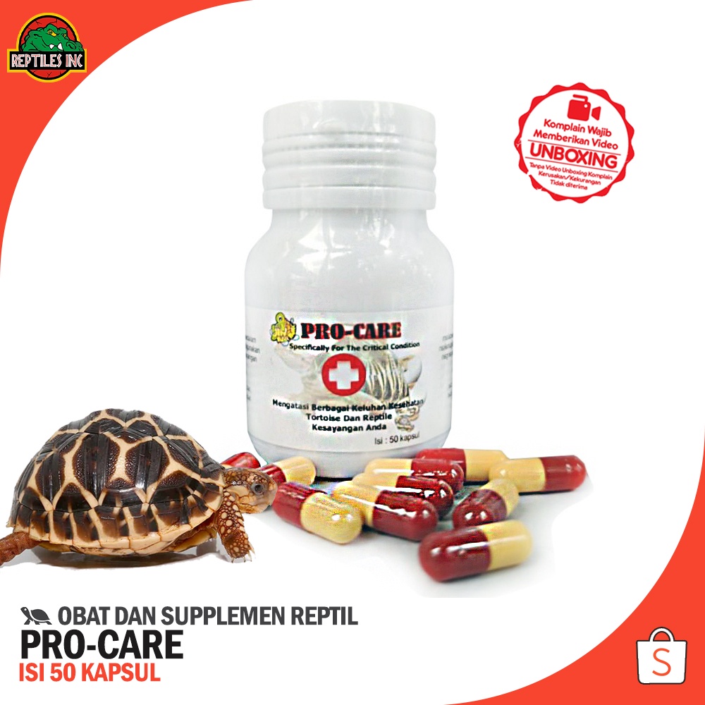 Jual PROCARE PRO CARE Obat Sakit Flu Pilek Reptil Kura Darat Dan Air ...