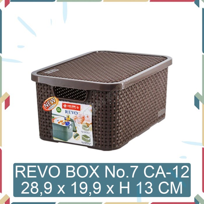 Jual MICTON Lion Star Revo Storage Box No.7 Keranjang Plastik 7L CA-12 ...