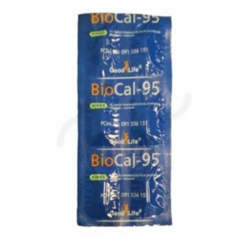 Jual Bio cal 95 strip 6 kaplet | Shopee Indonesia