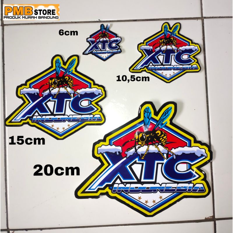 Jual Stiker Logo XTC Besar / Stiker Motor / Stiker Anti air Murah ...