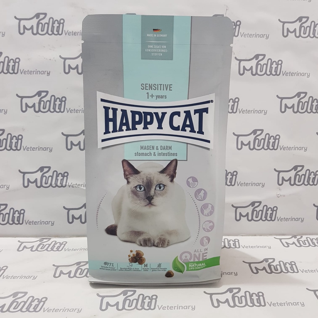 Jual Happy Cat SENSITIVE STOMACH INTESTINES 300 gr Makanan Kucing ...