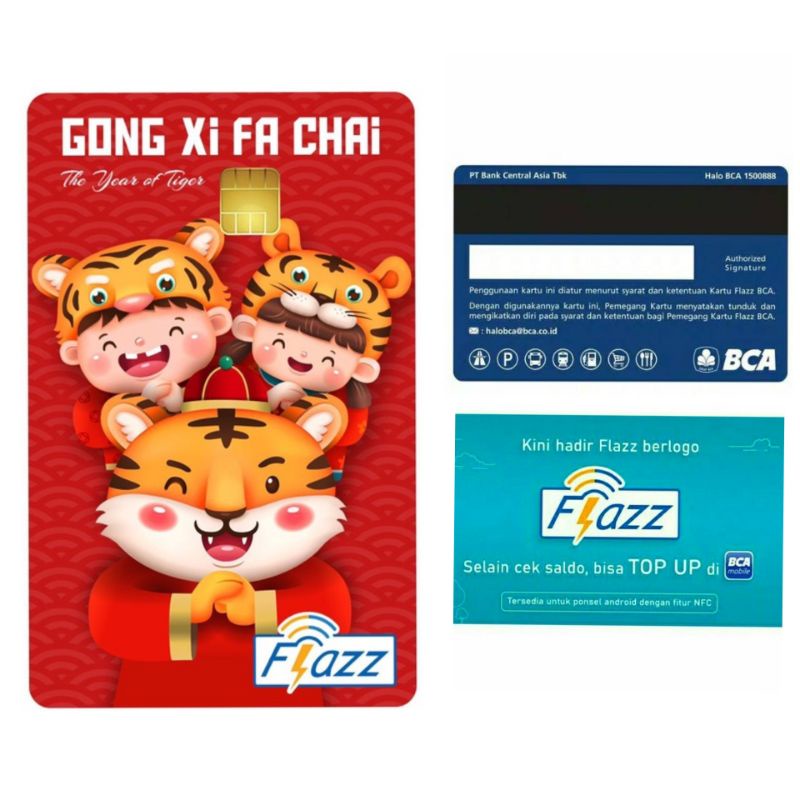 Jual Flazz BCA Gen 2 /Gen2 IMLEK / CHINESE NEW YEAR EDITION 2022 TIGER ORI /Like eTOLL eMONEY ...