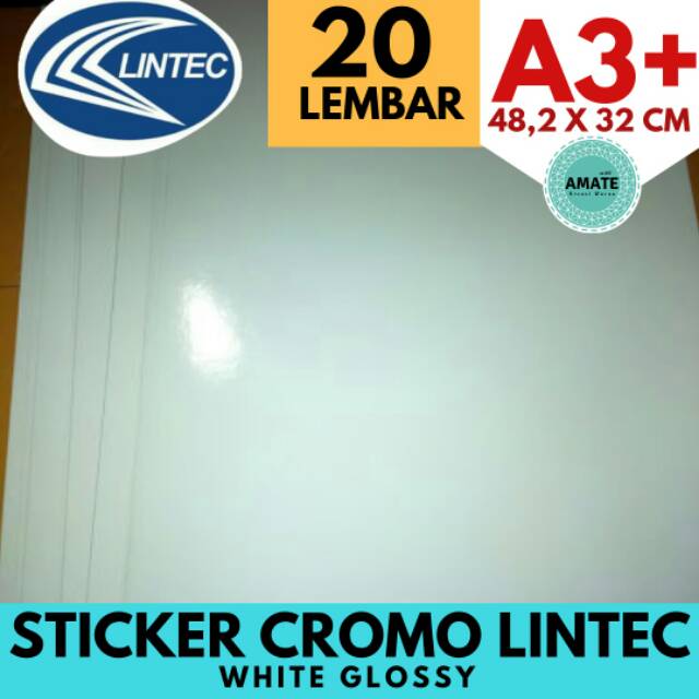 Jual Stiker Paper Cromo Lintec A3+ Glossy | Kertas Sticker Chromo Cromo ...