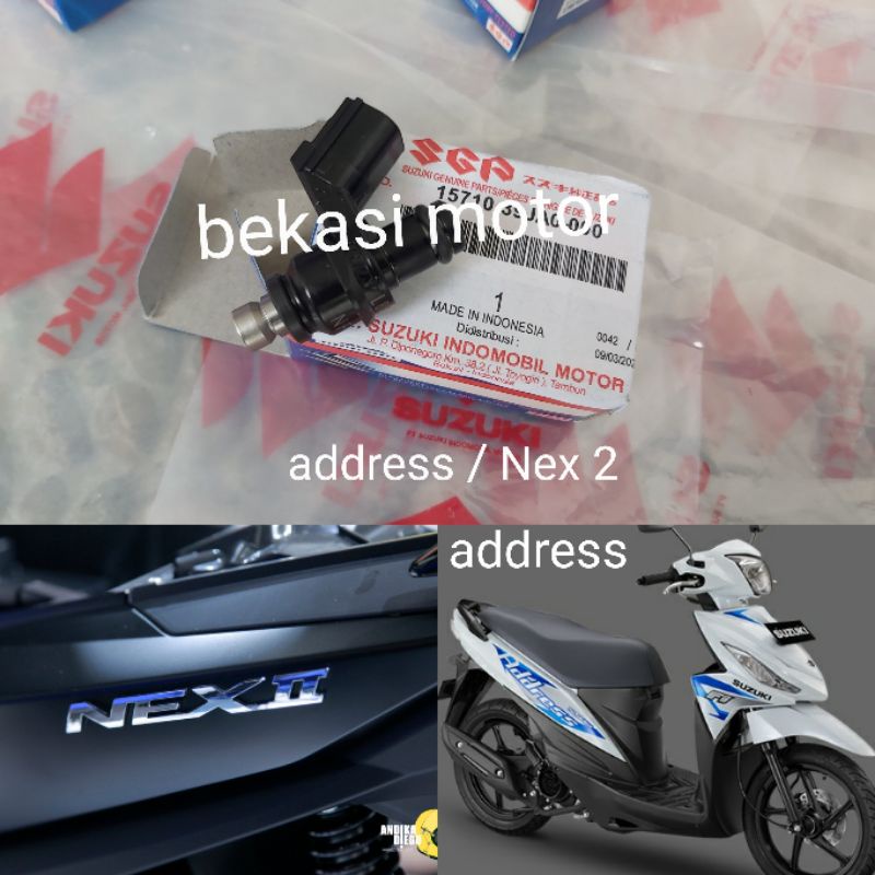 Jual 15710-39JA0 injektor injector suzuki address nex 2 original ...