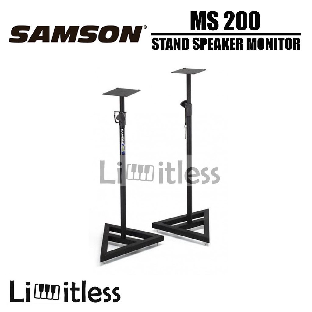 Jual Samson MS200 MS-200 MS 200 Stand Speaker Monitor Studio Original ...
