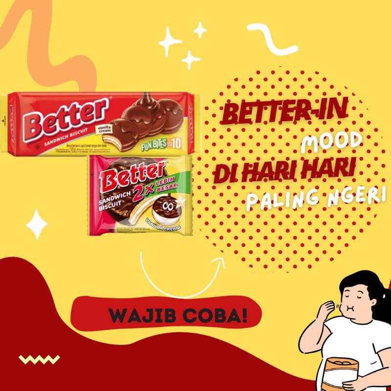 Jual biakuit mayora biskuit better | Shopee Indonesia