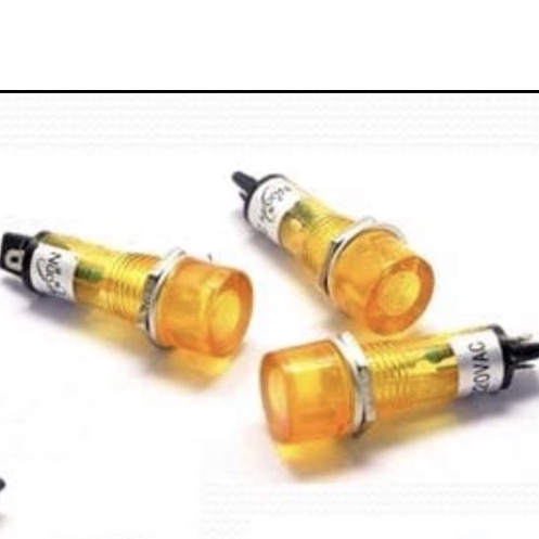 Jual Pilot Lamp Plastik/Lampu Indikator 220VAC Pilot Lamp Plastik 12VDC ...