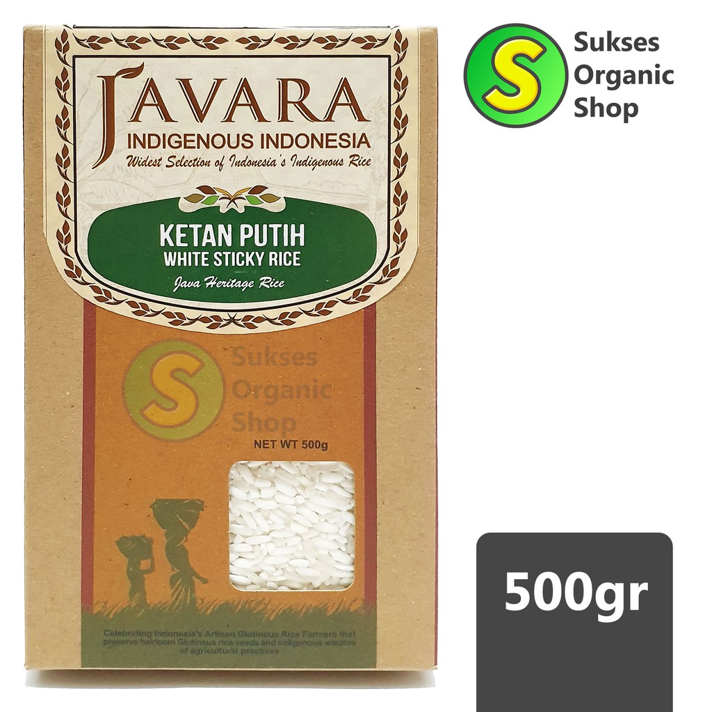 Jual Javara Ketan Putih / White Sticky Rice 500gr | Shopee Indonesia