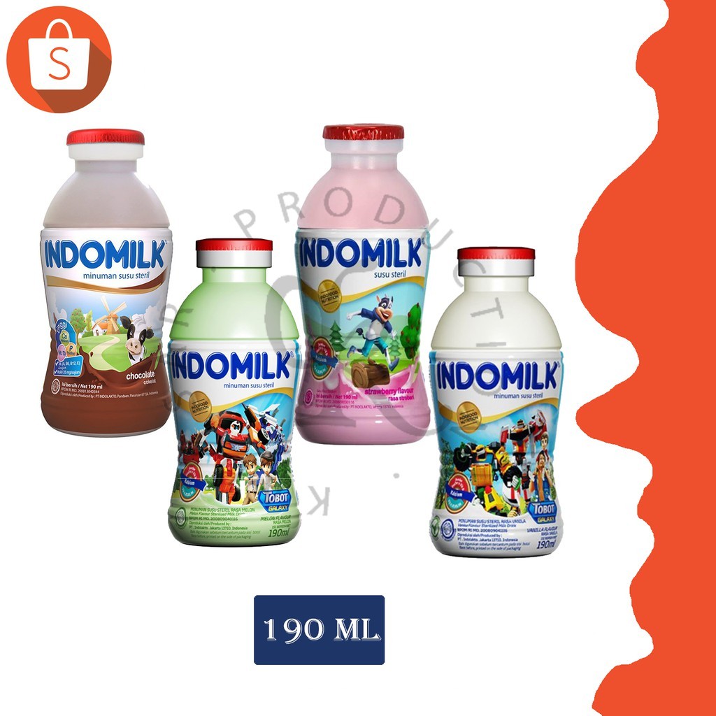 Jual Susu Indomilk 4 Varian 190 Ml | Shopee Indonesia
