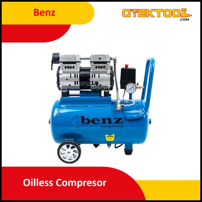 Jual Benz Mesin Kompresor Angin Oilless Compressor 24L Bz-8554 | Shopee ...