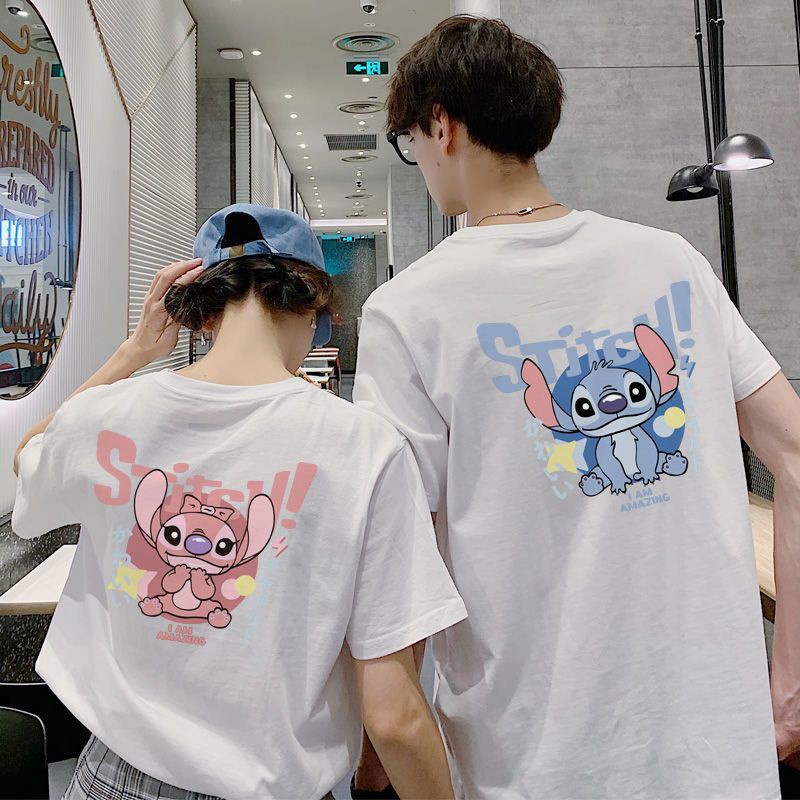 Jual MYSTIQUE.ID-BAJU KAOS COUPLE STITCH T-SHIRT LUCU DAN AESTHETIC ...