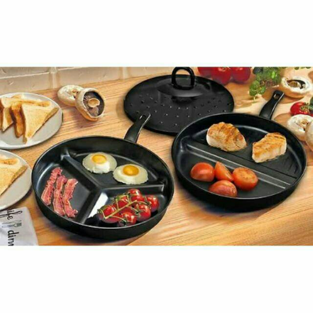 Jual DIVIDE WONDER PAN SET AS SEEN ON TV / wajan Panci Panggang goreng ...