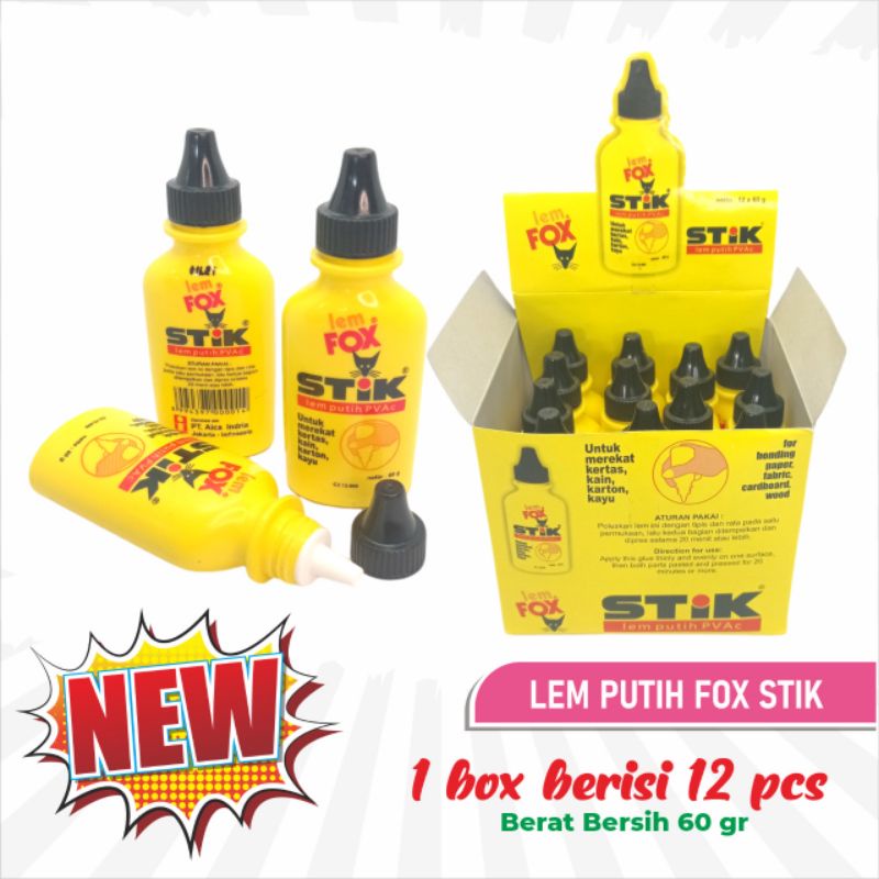 Jual Lem Stik Fox PvAC 60gr | Shopee Indonesia