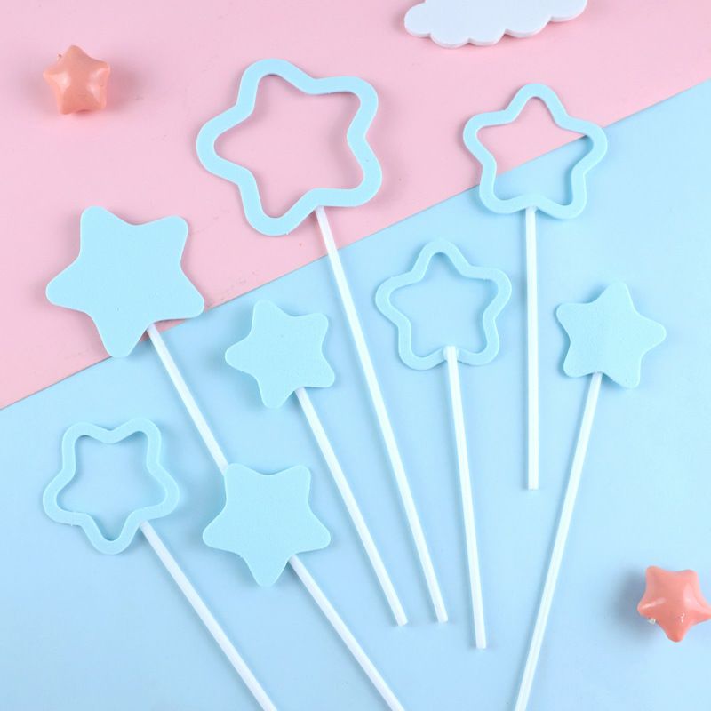 Jual Cake Topper Bintang/Star 1 set 8Pcs | Shopee Indonesia