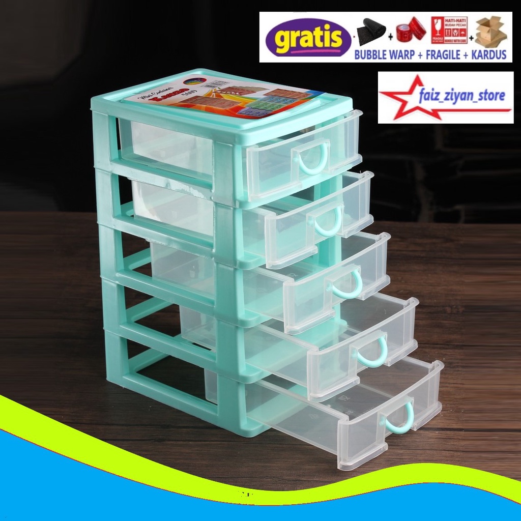 Jual Laci Susun 5 Kecil / Laci Mini / Mini Container / Laci Plastik ...