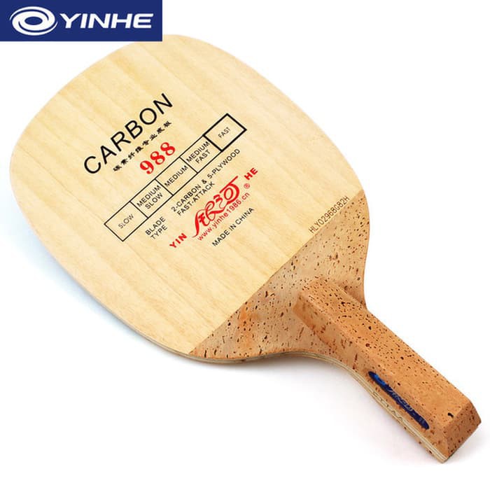 Jual Kayu Bat Tenis Meja Pingpong Yinhe Japanese Penholder 988 Carbon | Shopee Indonesia