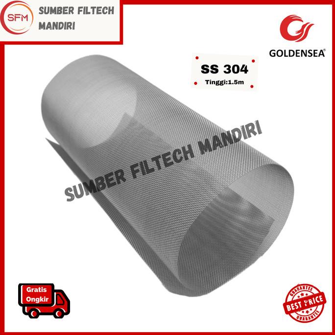 Jual Wire Mesh Ss 304 (Lebar 1.5M) #30, 40, 50, 60, 80 / Saringan ...