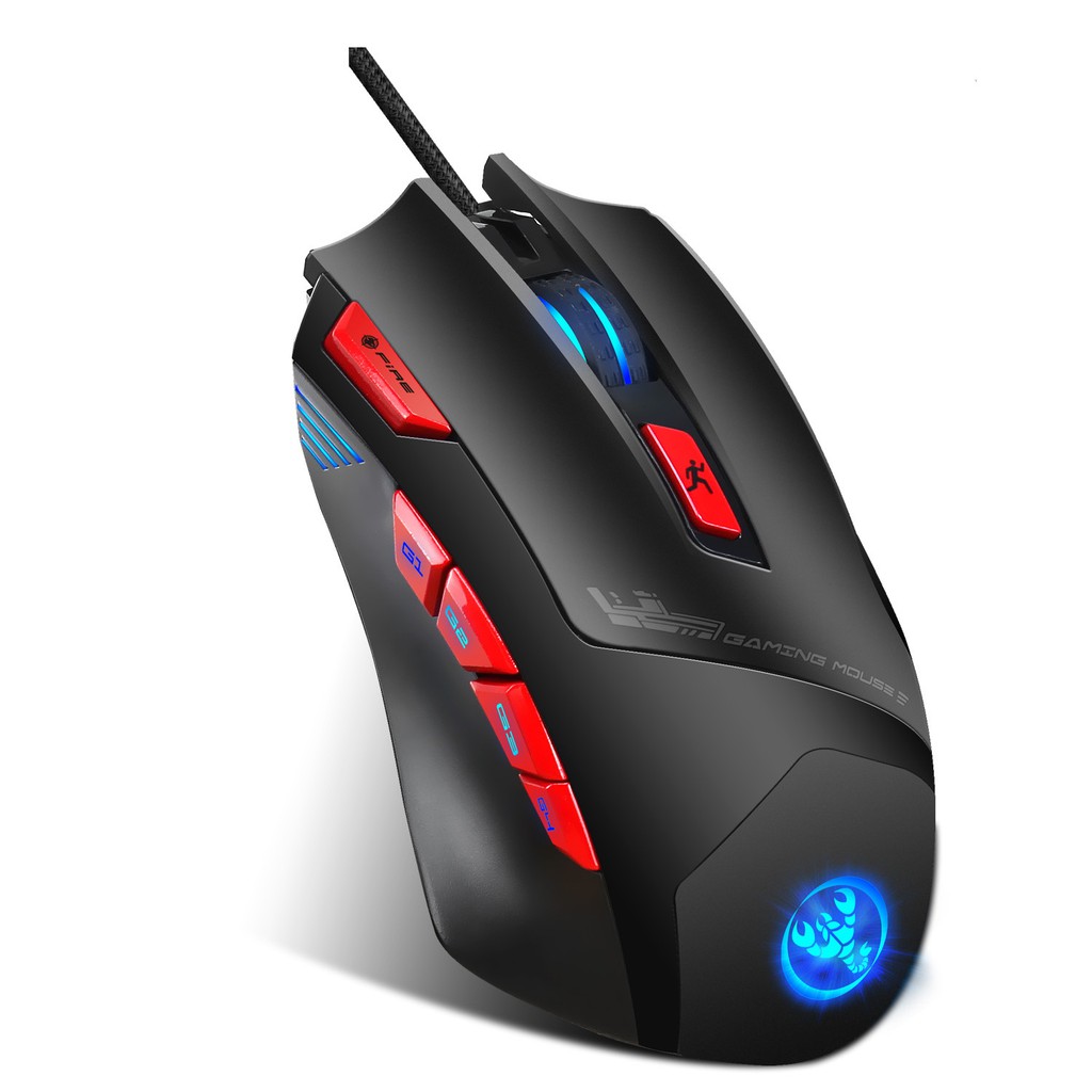Jual Bebas ongkir Hongsund Programmable Gaming Mouse 9 key illuminable ...