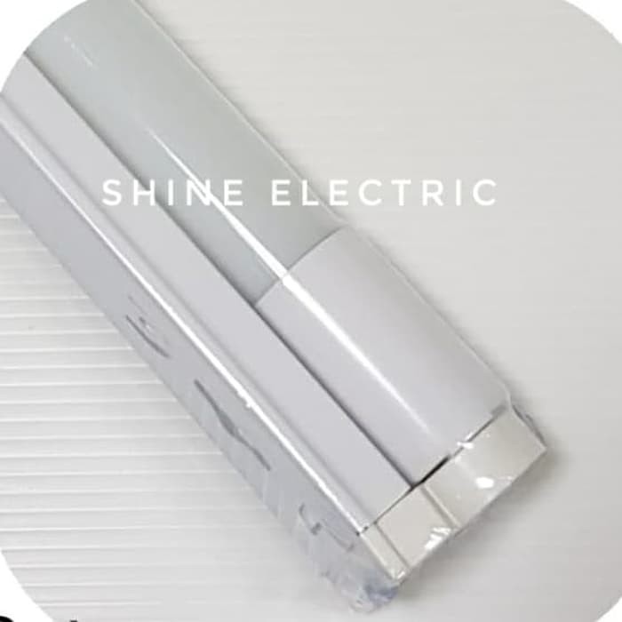 Jual Lampu TL T8 LED 9w set + rumah kap balok 60cm putih 9watt 9 w 60 ...