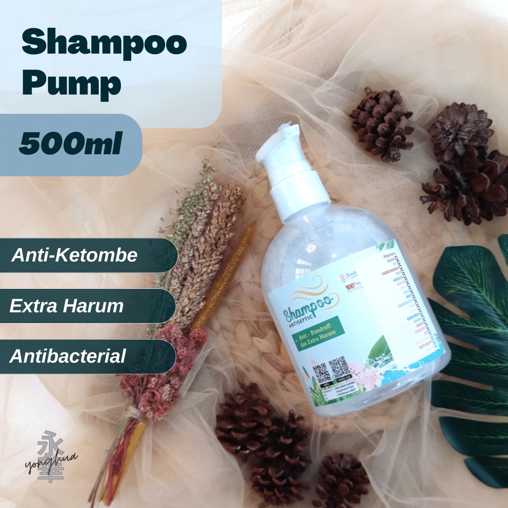 Jual Shampoo Anti Ketombe Sampo Anti Dandruff Shampo Wangi Harum 500ml Botol Pump | Shopee Indonesia