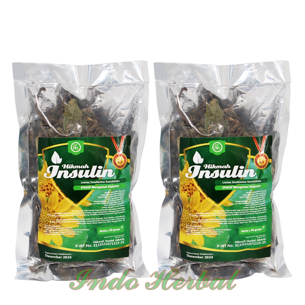 Jual Teh DAUN INSULIN Hikmah 30 gr | TEH Insulin Untuk DIABETES ...