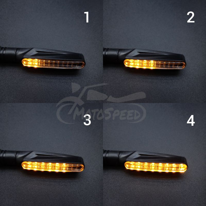 Jual Lampu LED sein running model moge waterproof universal sport 1 ...