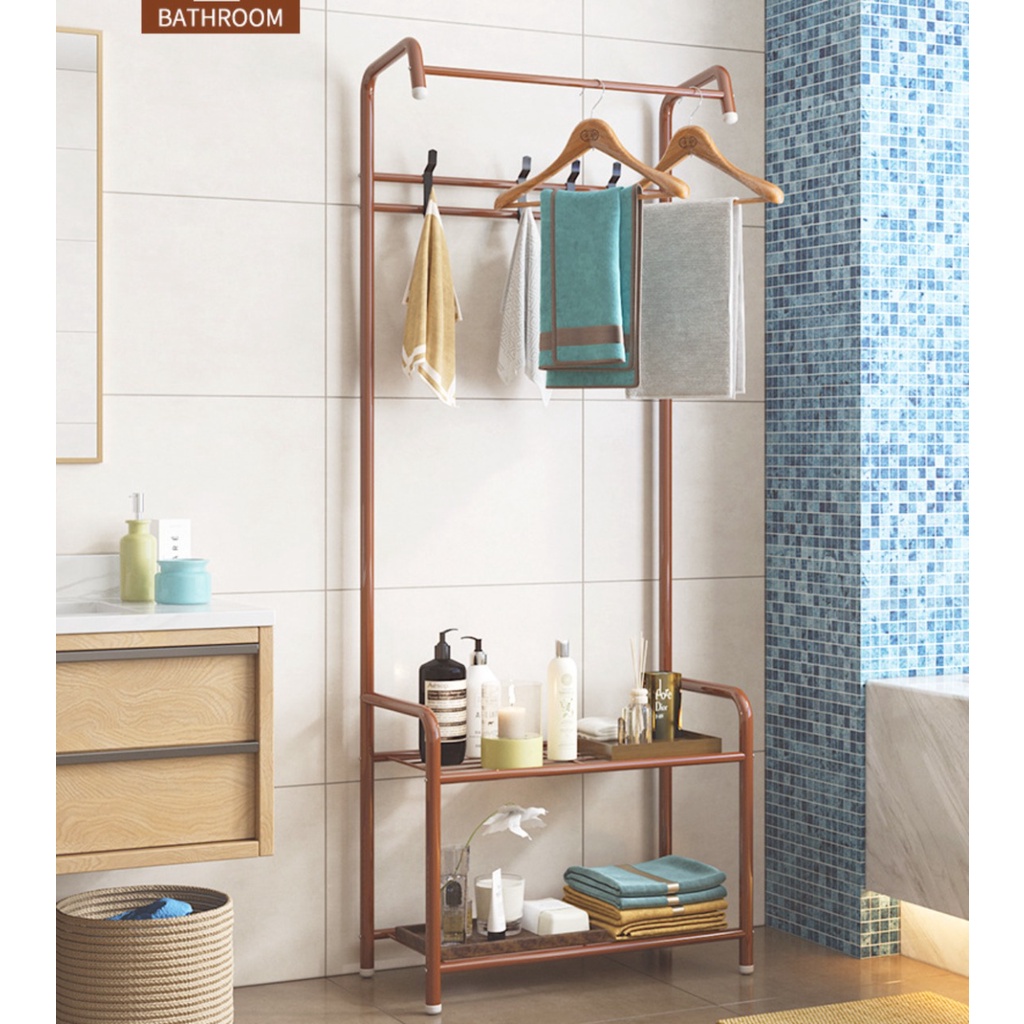 Jual L SHAPE RACK S38 - STAND HANGER BAJU RAK GANTUNGAN PAKAIAN TAS ...