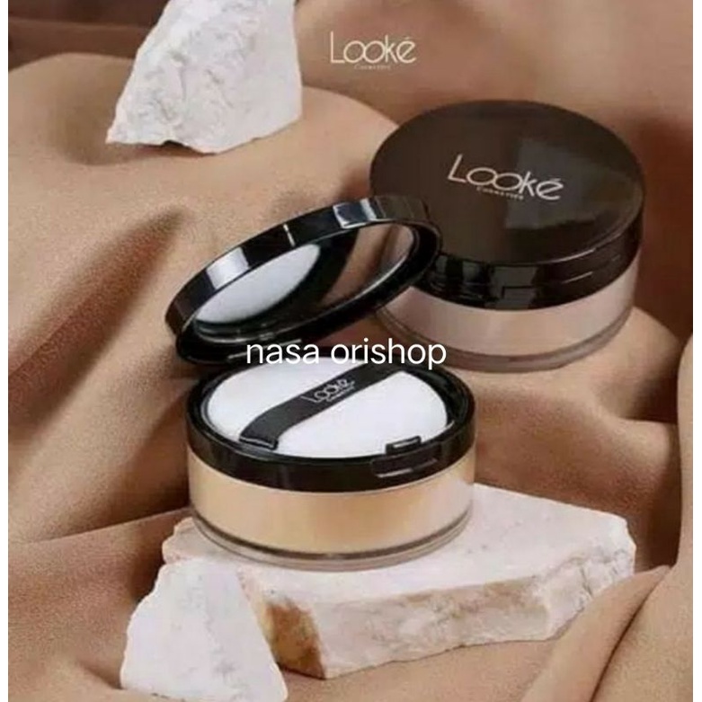 Jual looke Holy Smoth Blur Loose Powder | Shopee Indonesia