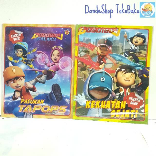 Jual Boboiboy Sticker Book _ Buku Stiker | Shopee Indonesia