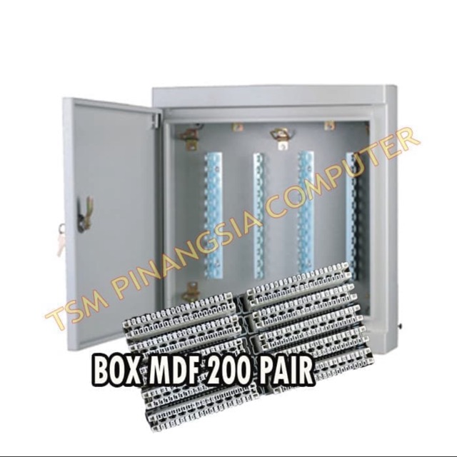 Jual Box MDF 200 Pair box Telepon Box MDF LSA untuk PABX | Shopee Indonesia